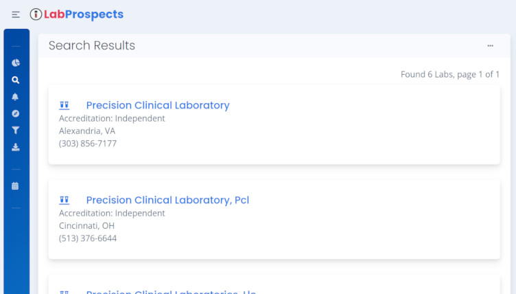 Search for New Labs - LabProspects