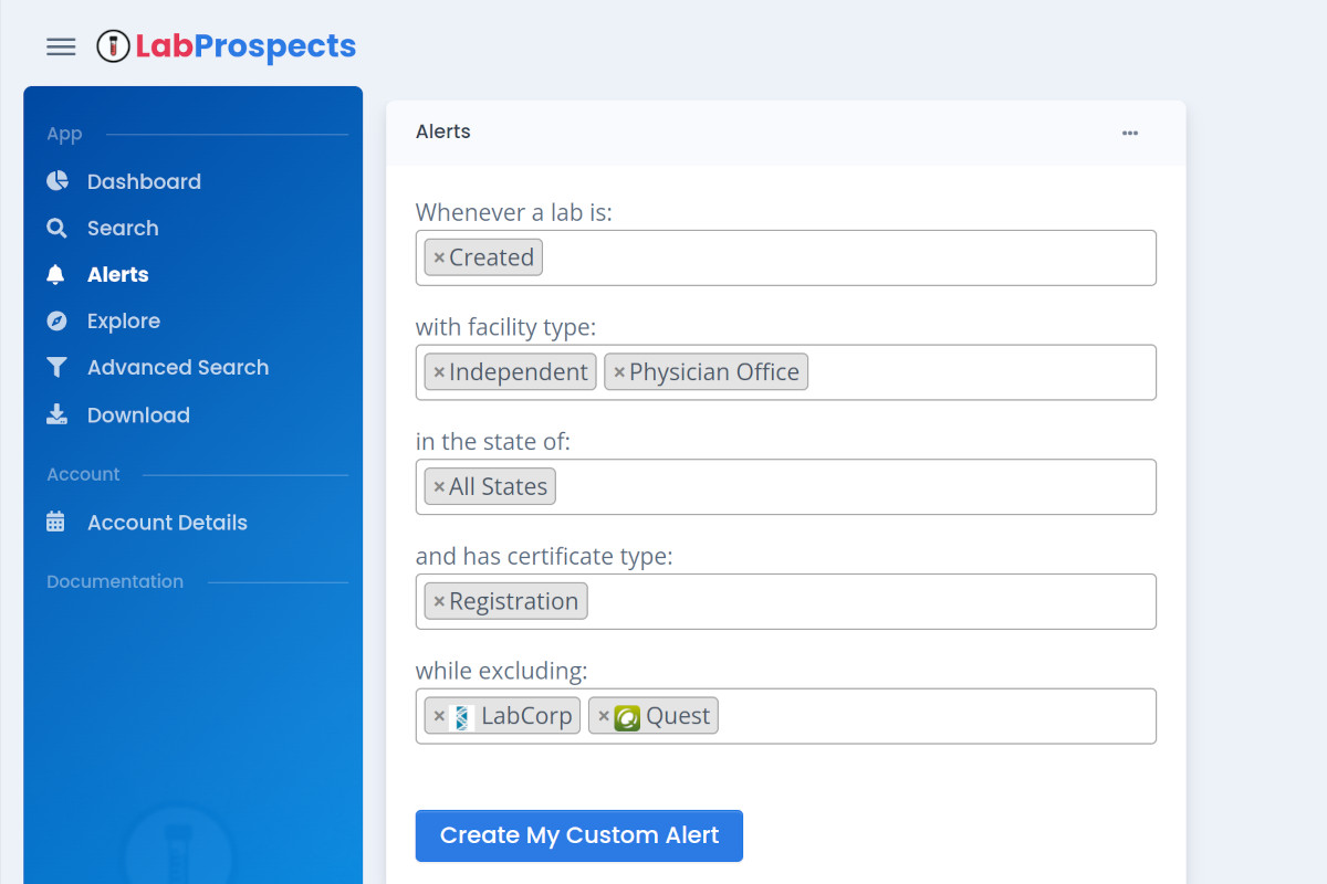 Moderate and high complexity labs, fast. - LabProspects